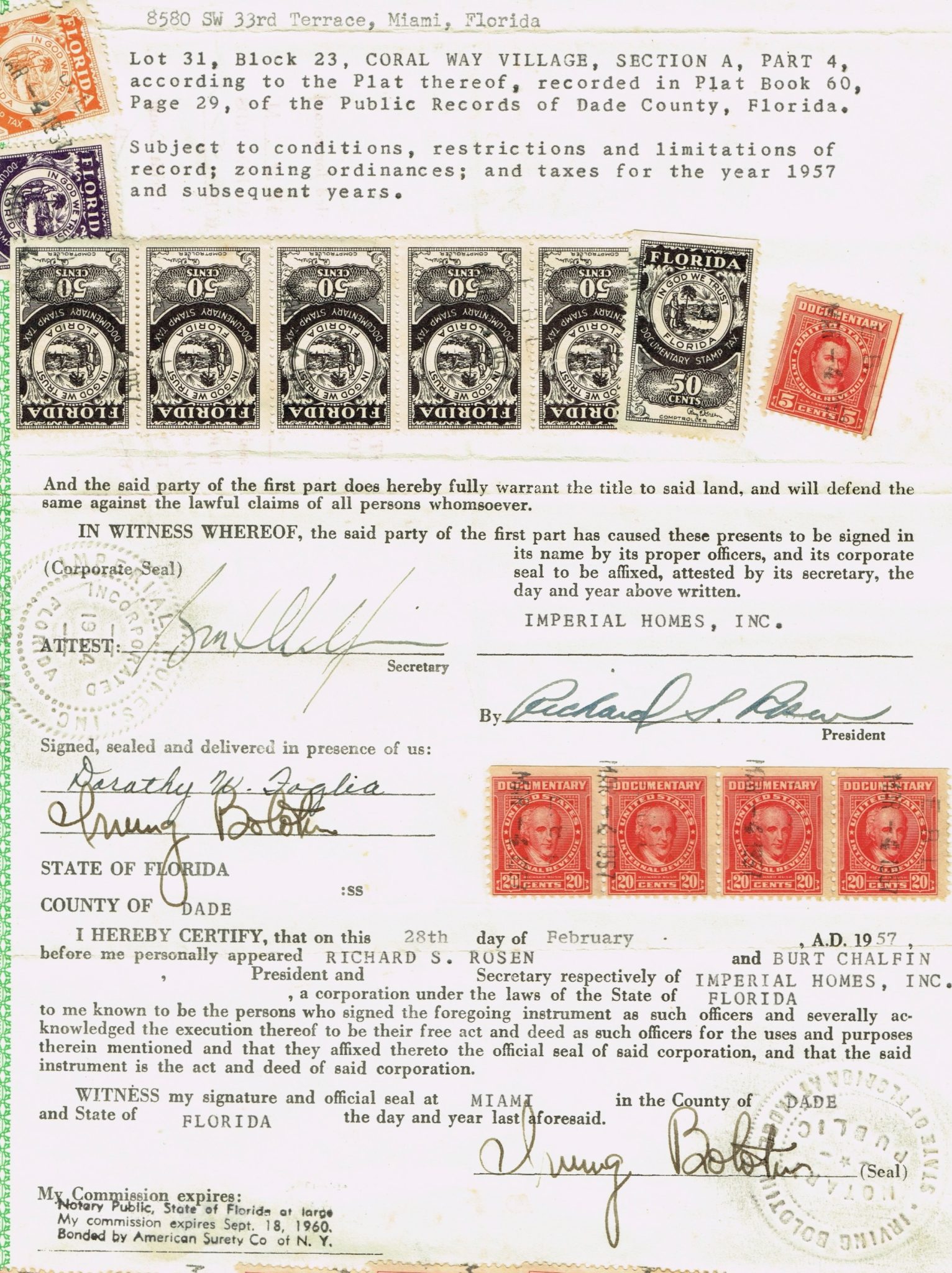 Understanding Documentary Stamps on Deeds and Mortgages – What Every ...
